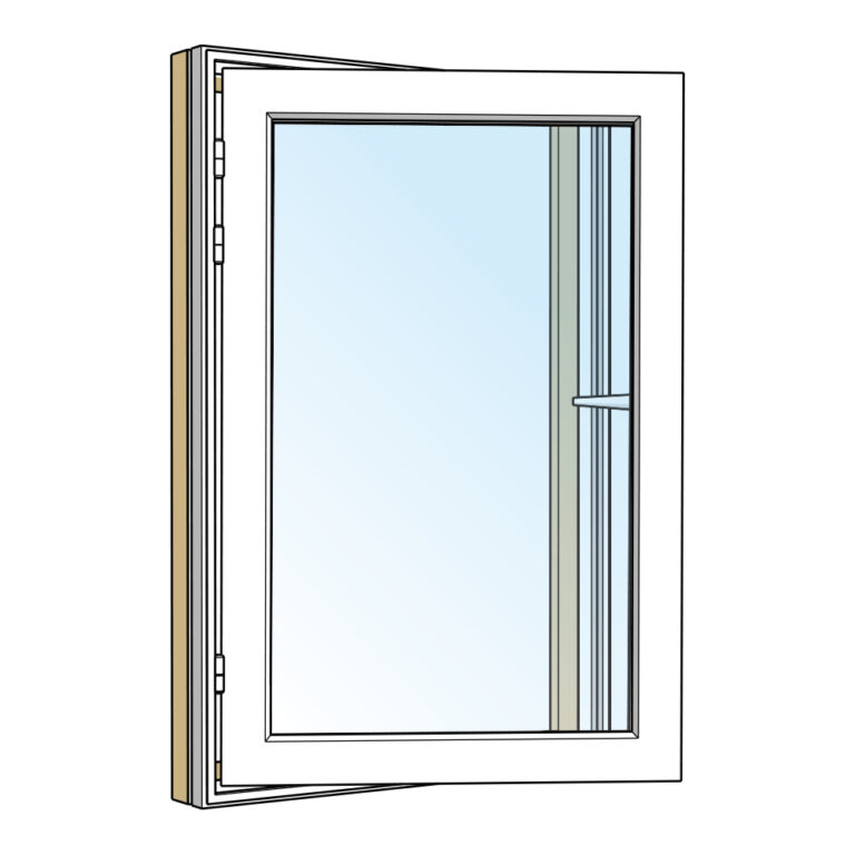 Side Hung Window (Open Out) - Westcoast Windows